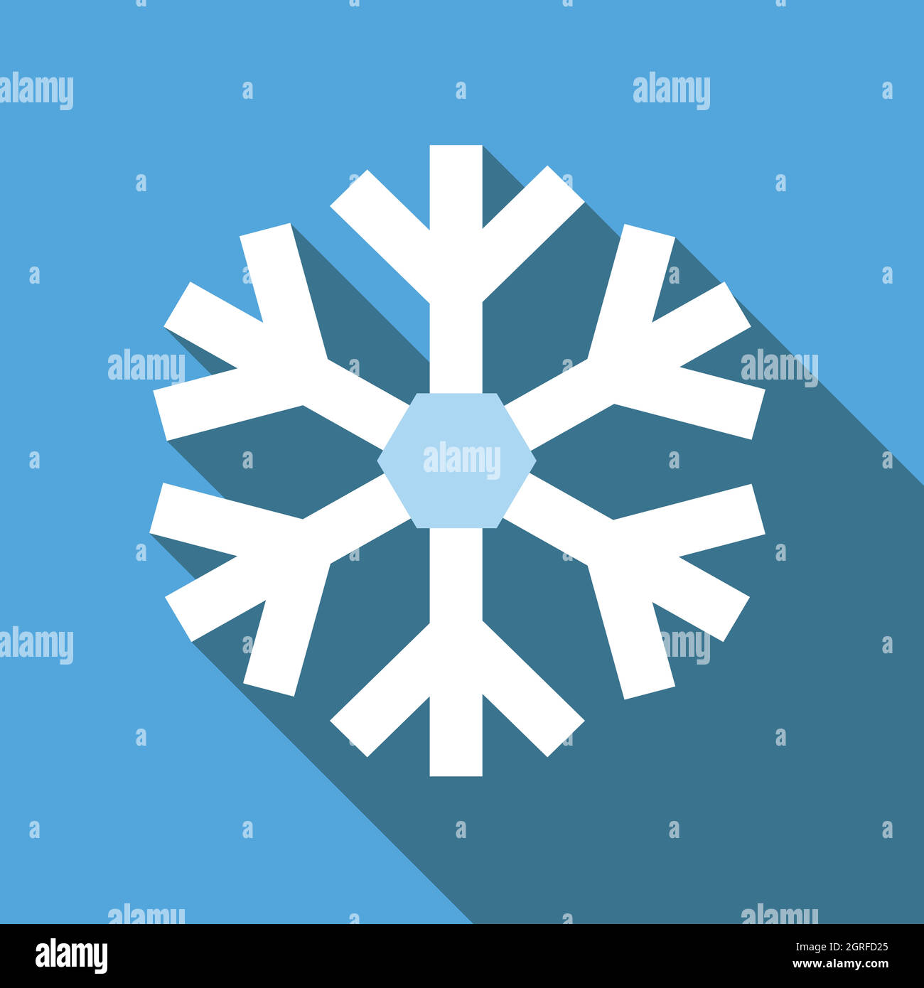 Snowflake cold symbol minimal hi-res stock photography and images - Alamy