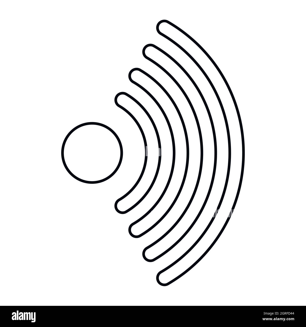 Wifi zone icon outline Cut Out Stock Images & Pictures - Alamy