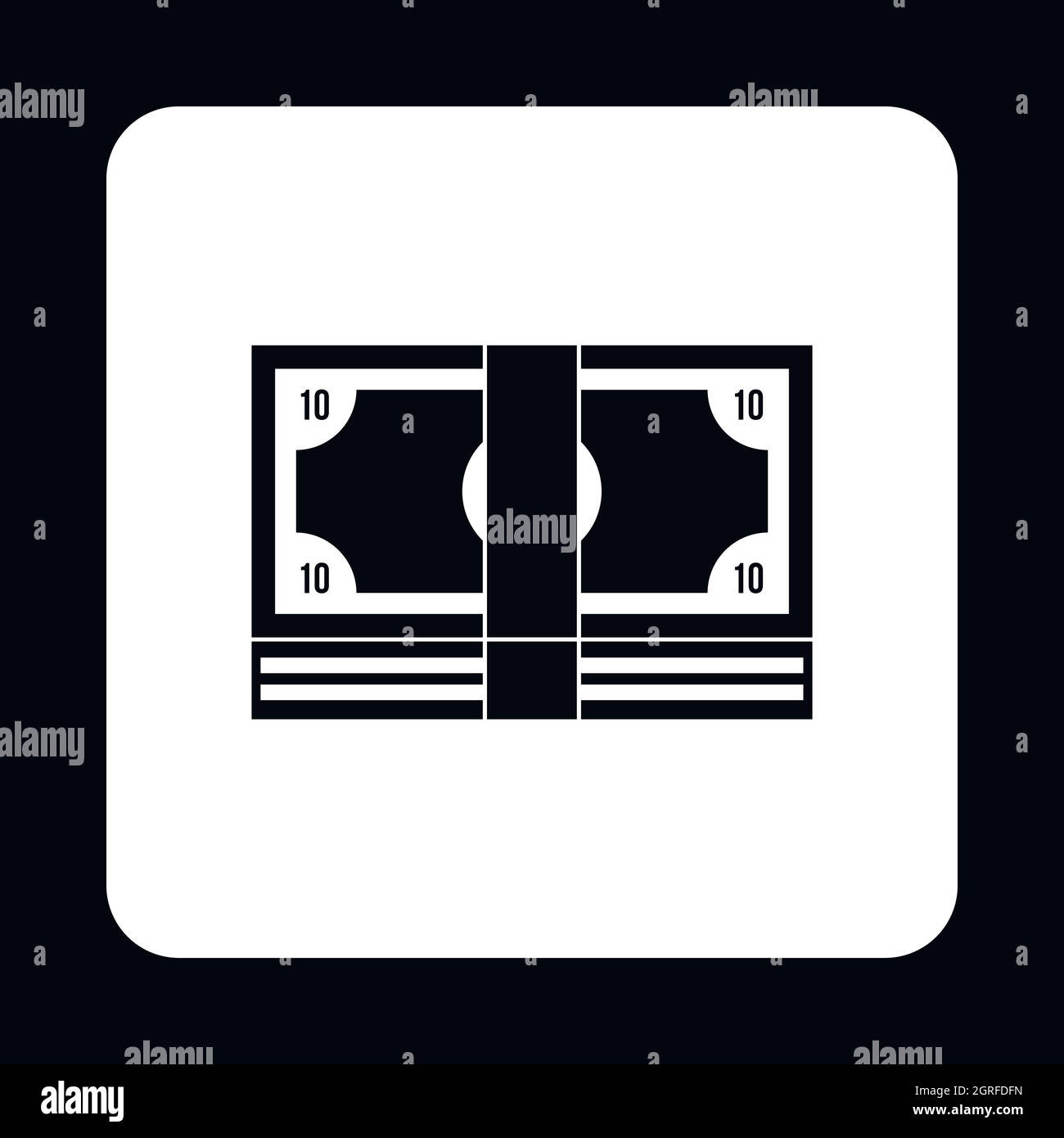 Dollar bill stack icon hi-res stock photography and images - Alamy