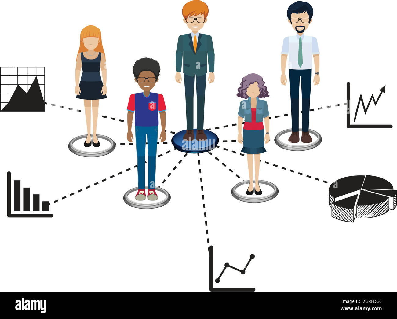 Network of people Stock Vector Image & Art - Alamy