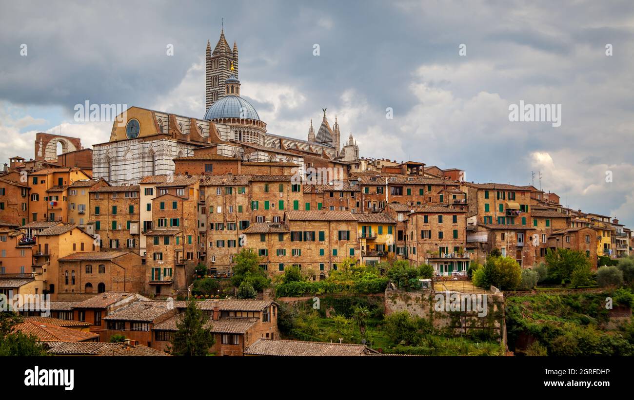 Panoramic view siena cathedral hi-res stock photography and images - Alamy