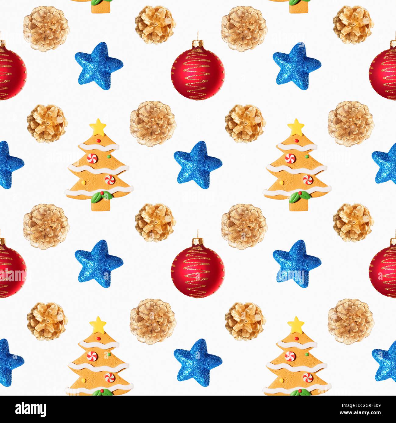 Seamless pattern in red Cut Out Stock Images & Pictures - Alamy