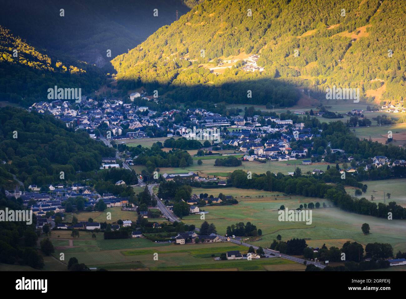Village of Saint Lary Soulan, France Stock Photo - Alamy