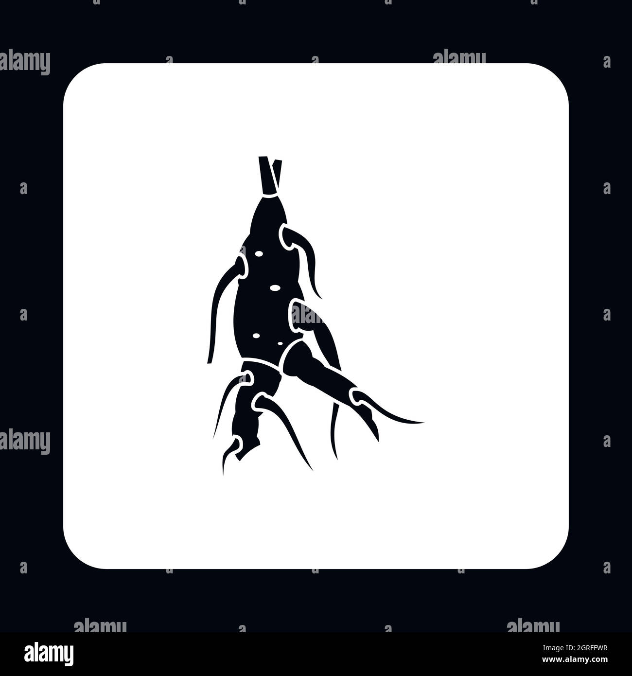 Root icon, simple style Stock Vector Image & Art - Alamy