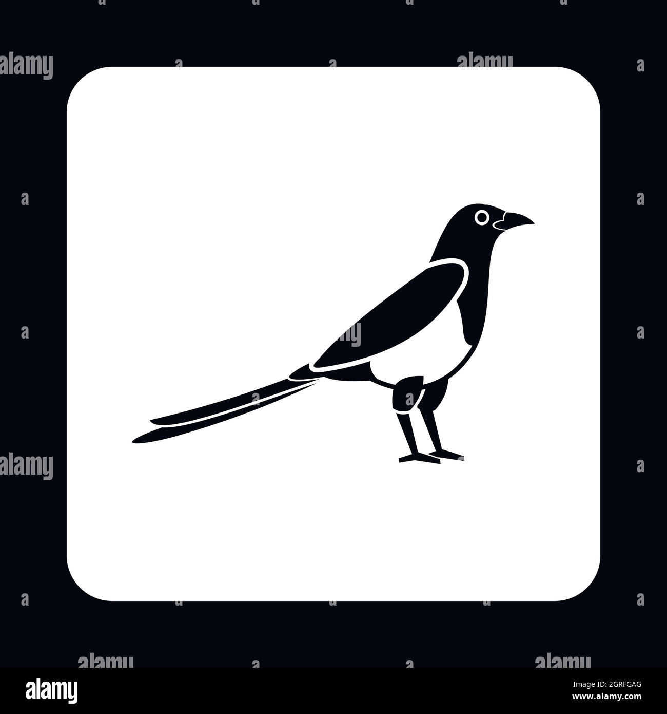 Bird icon, simple style Stock Vector Image & Art - Alamy