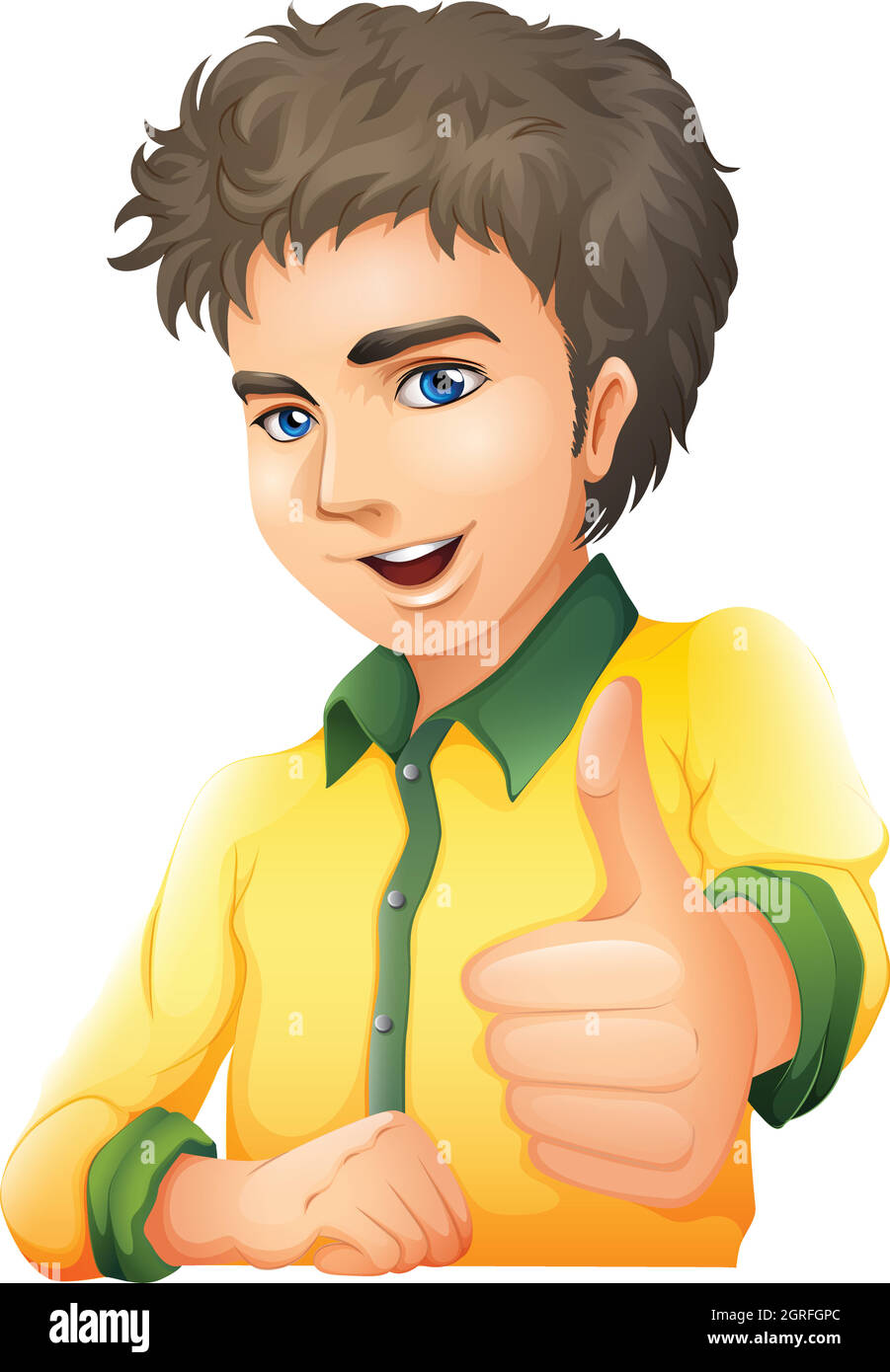 Approving man Stock Vector Images - Alamy