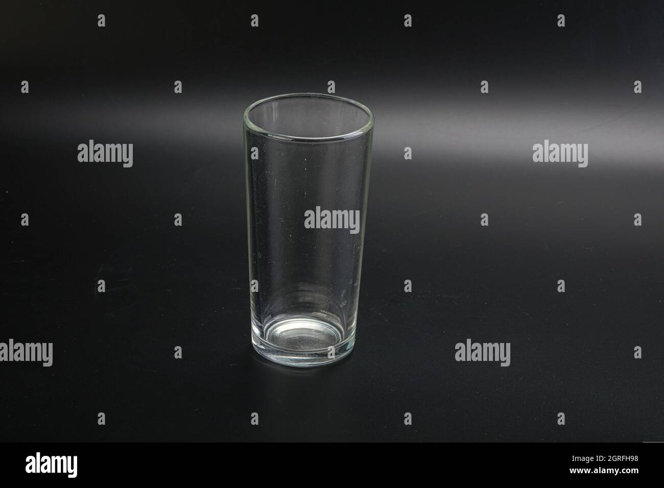 Empty glass for vine or water isolated Stock Photo - Alamy