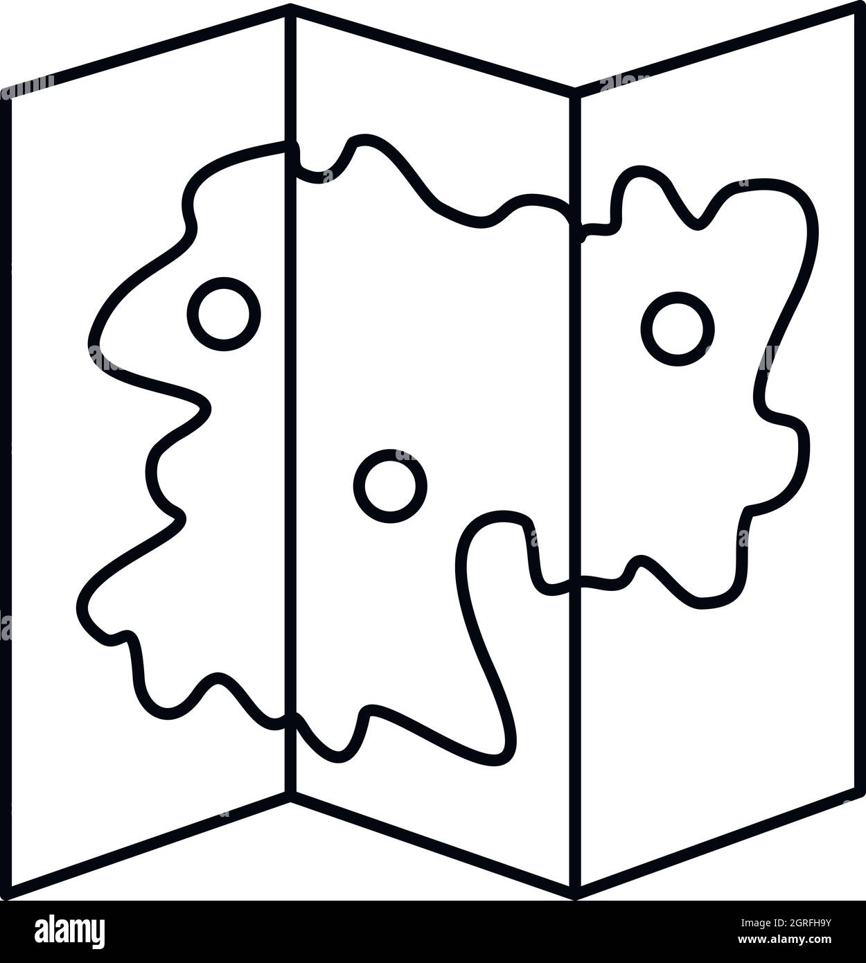 City sightseeing icon outline Stock Vector Images - Alamy