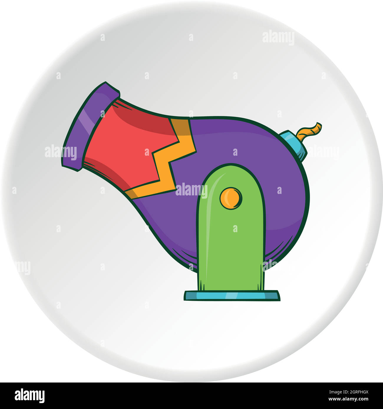 Cannon cartoon hi-res stock photography and images - Alamy