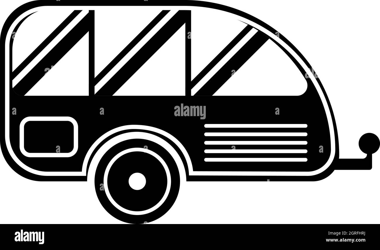 Trailer icon, simple style Stock Vector Image & Art - Alamy