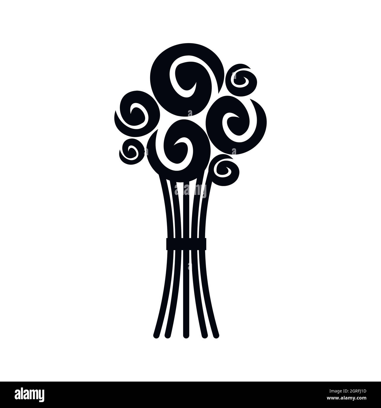 Background illustration black roses Cut Out Stock Images & Pictures - Alamy