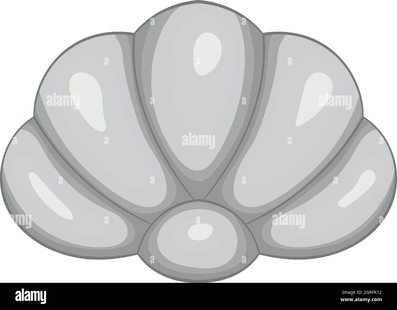 Shell icon, black monochrome style Stock Vector Image & Art - Alamy