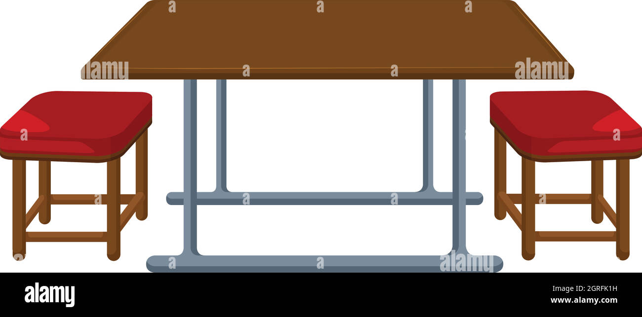 Table picture Stock Vector Images - Alamy