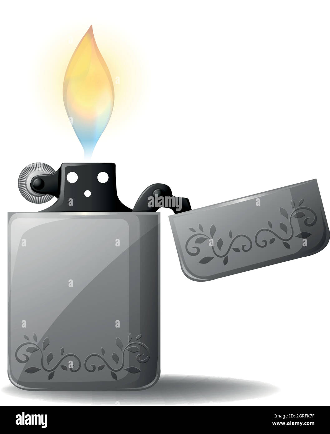 Lighter design Stock Vector Images - Alamy
