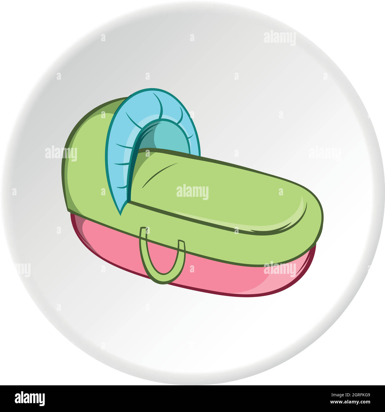 Cradle for baby icon, cartoon style Stock Vector Image & Art - Alamy