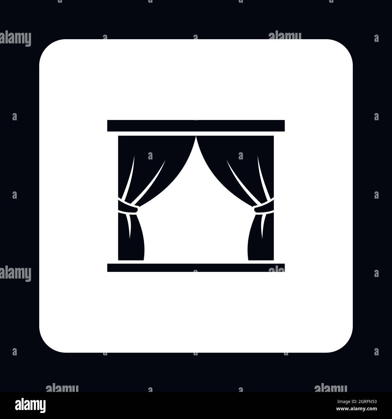 Black stage Stock Vector Images - Alamy