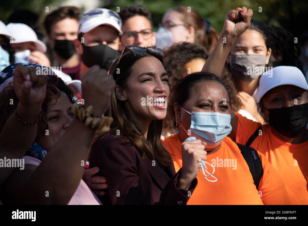 Washington, USA. 30th Sep, 2021. U.S. Representative Alexandria Ocasio ...