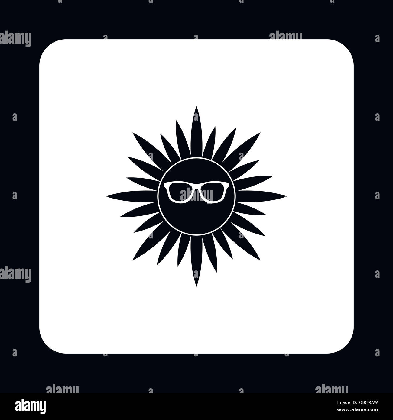 Sun face sign Stock Vector Images - Alamy