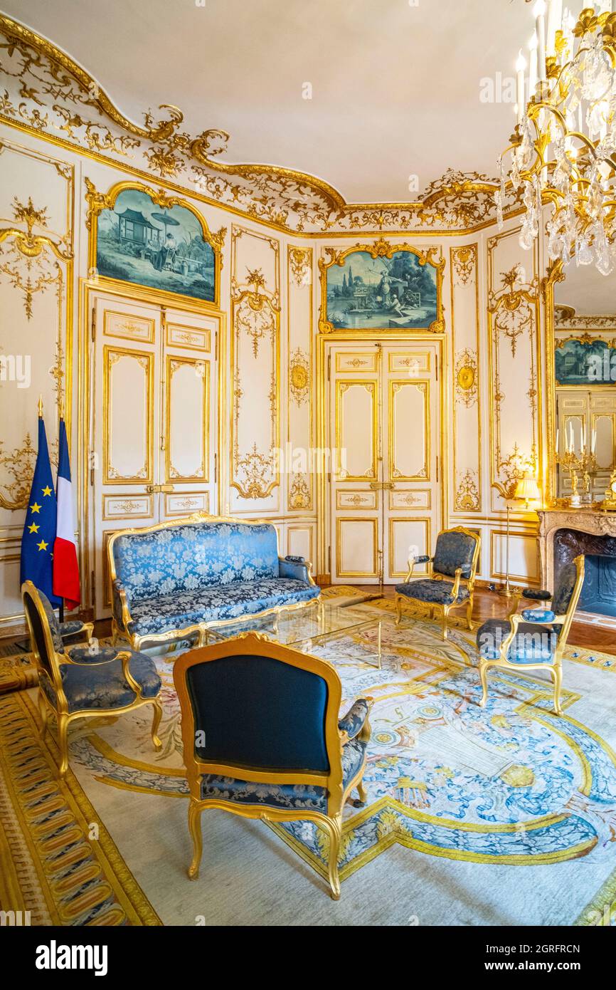 France, Paris, the Hotel de Matignon, office of the Prime Minister, the ...