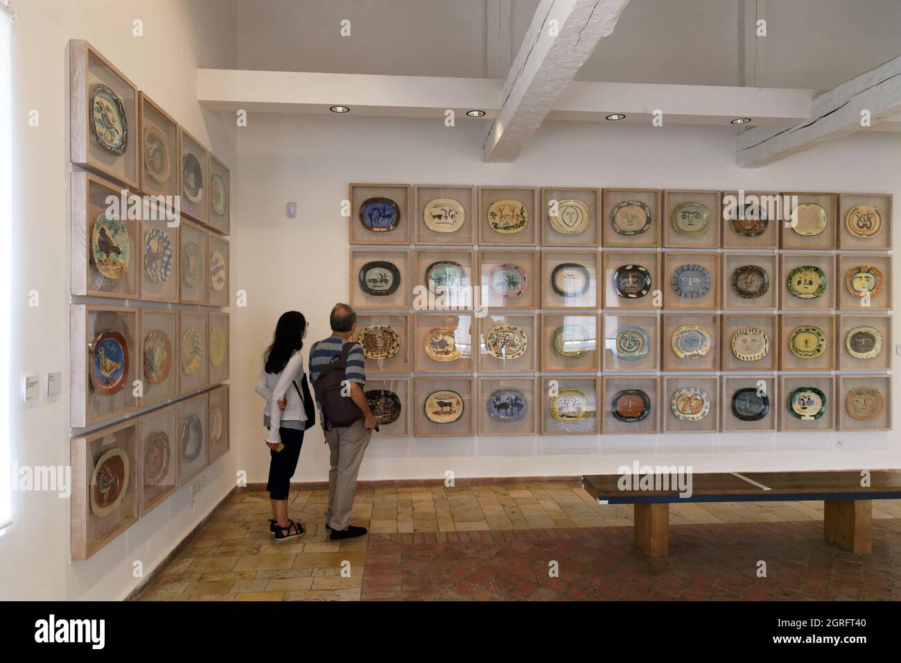 France, Alpes Maritimes, Antibes, old town, Picasso Museum, permanent ...