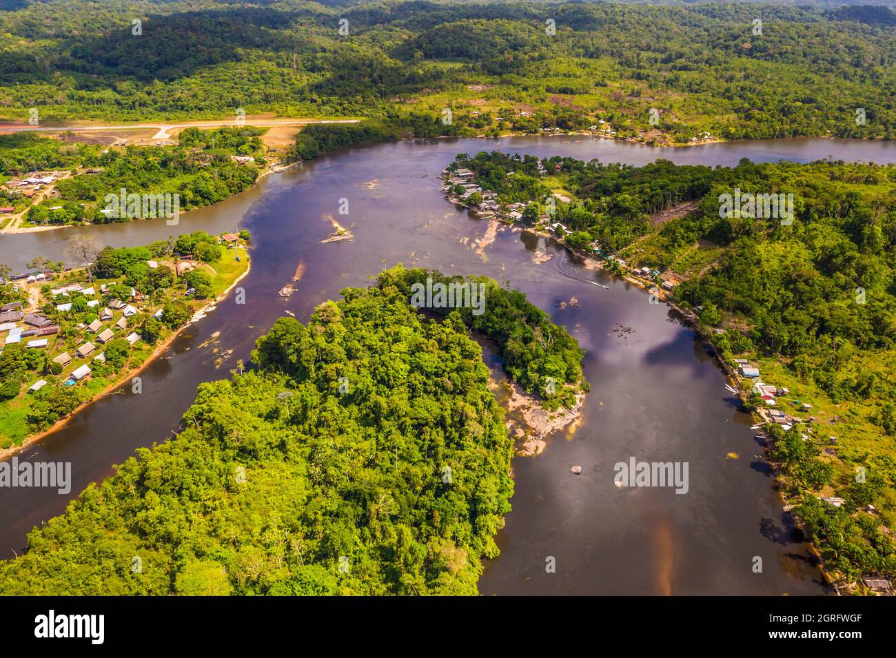 Amazonia river aerial view hi-res stock photography and images - Alamy