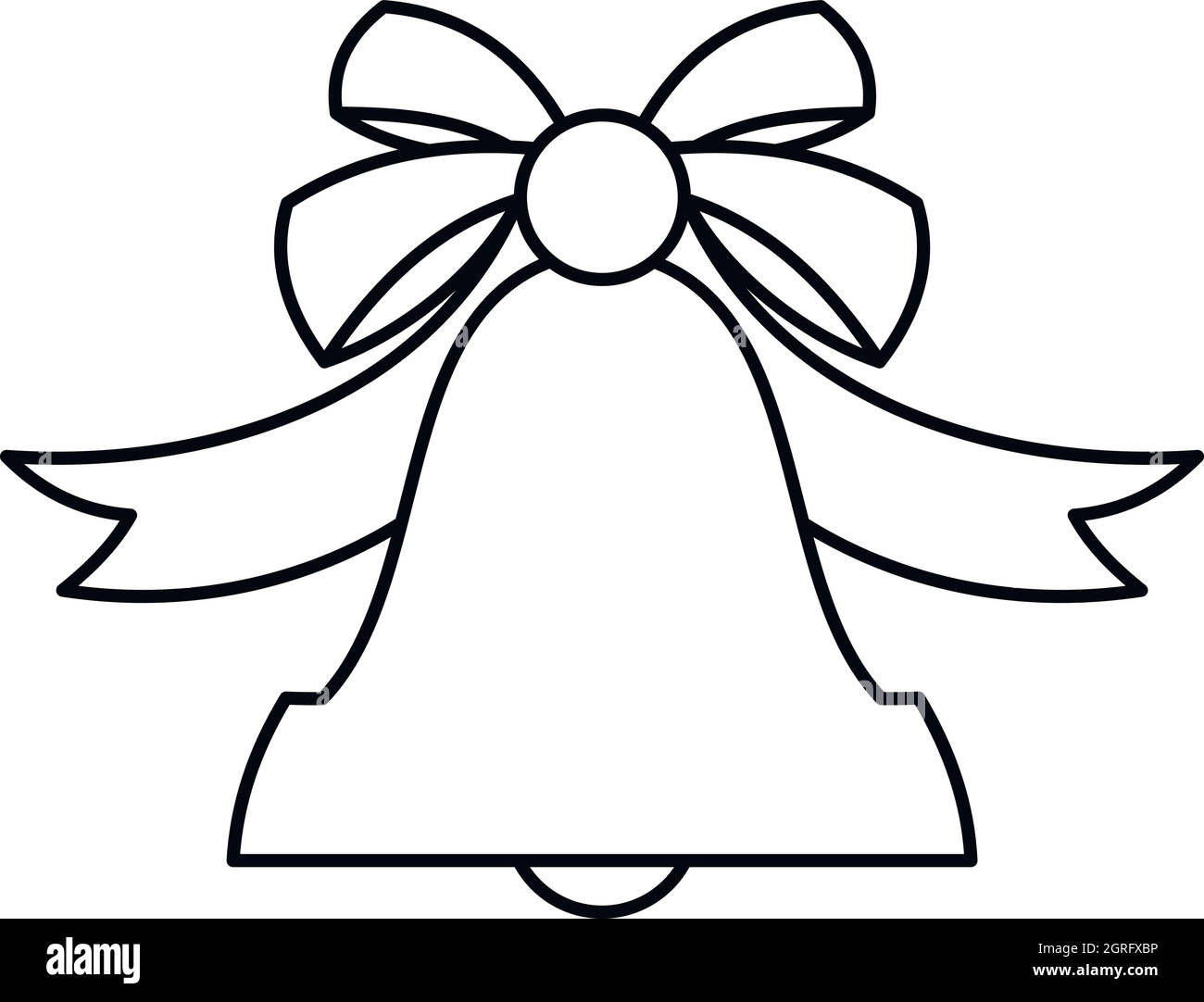 Bell bow Stock Vector Images - Alamy