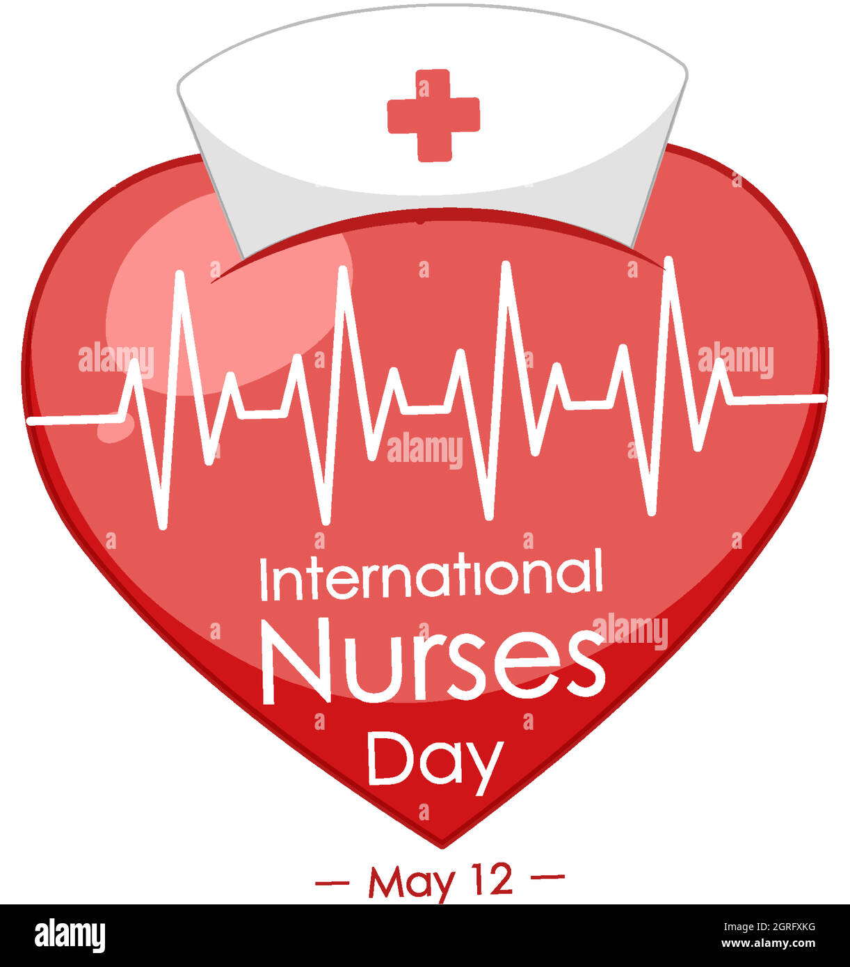 International nurse day logo Cut Out Stock Images & Pictures - Alamy