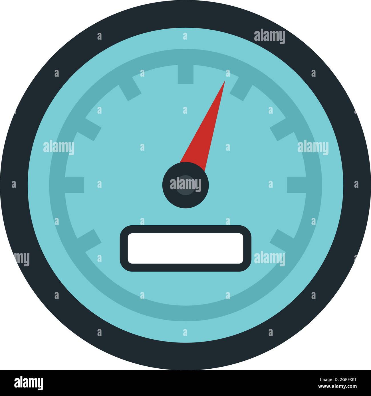Speedometer icon, flat style Stock Vector Image & Art - Alamy