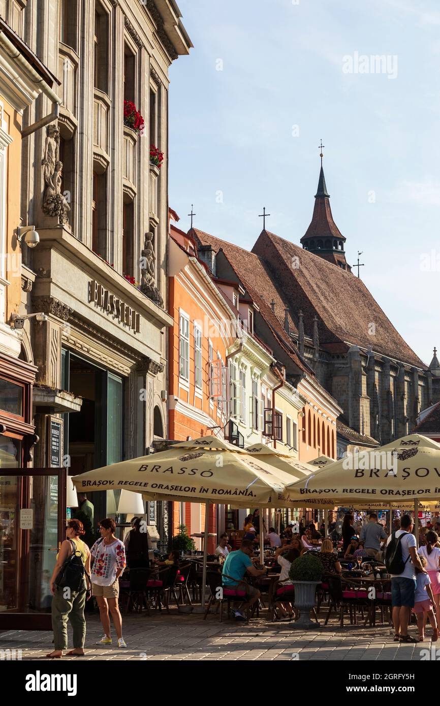Brasov main square hi-res stock photography and images - Alamy