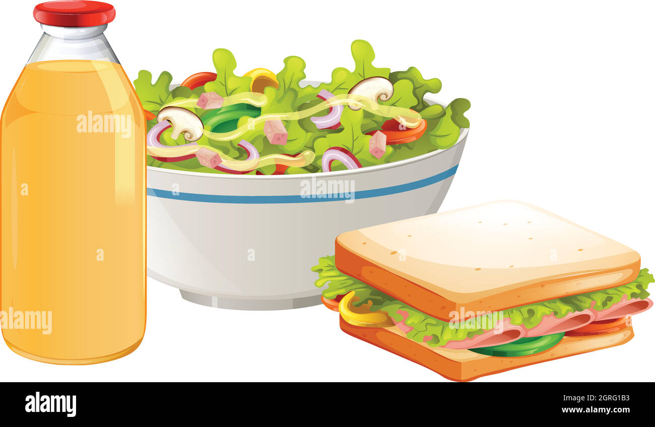 Cheese onion sandwich Stock Vector Images - Alamy