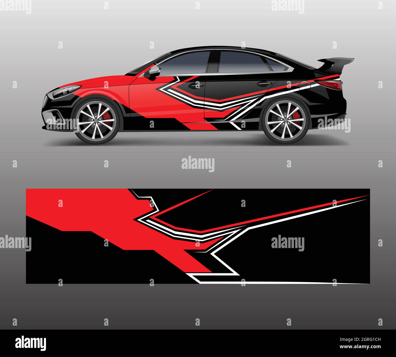 graphic abstract racing designs for vehicle Sticker vinyl wrap. Car ...
