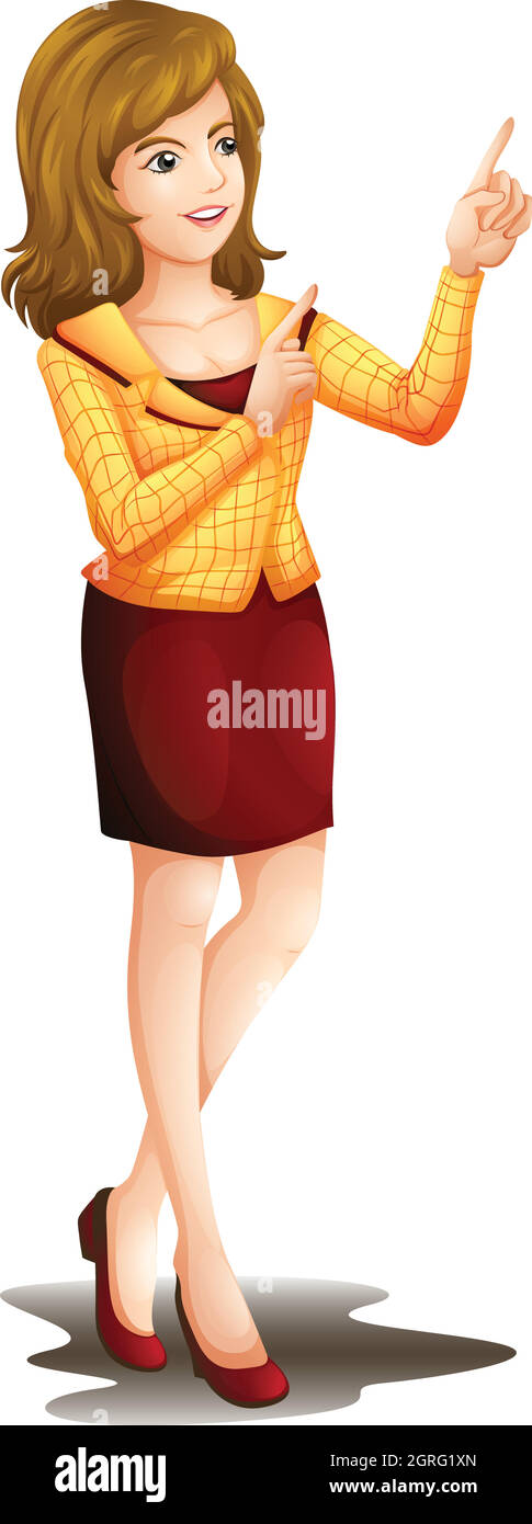 Secretary assistant office worker Cut Out Stock Images & Pictures - Alamy