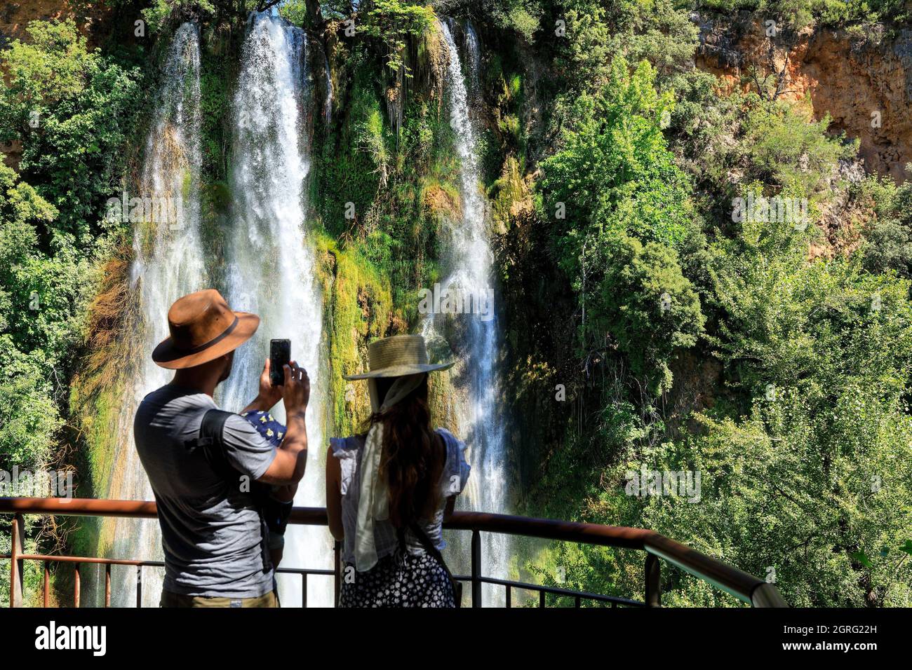 France, Var, Dracenie, Sillans la Cascade, waterfall (42 meters ...