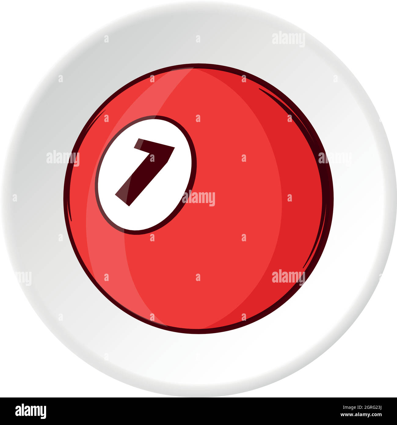 Round 1 cartoon Stock Vector Images - Alamy