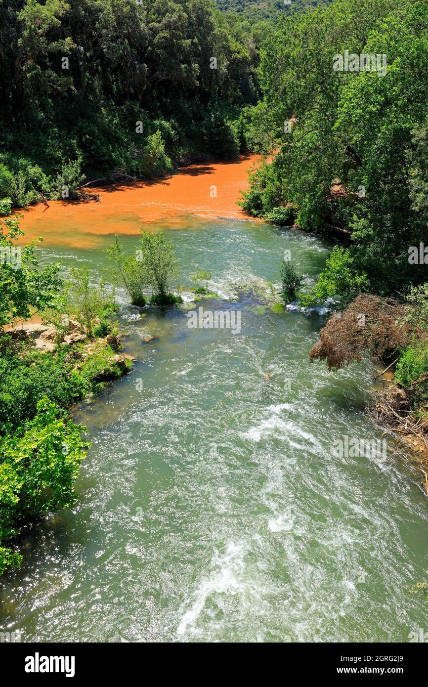 France, Var, Dracenie, Les Arcs sur Argens, the L'Argens river, the ...