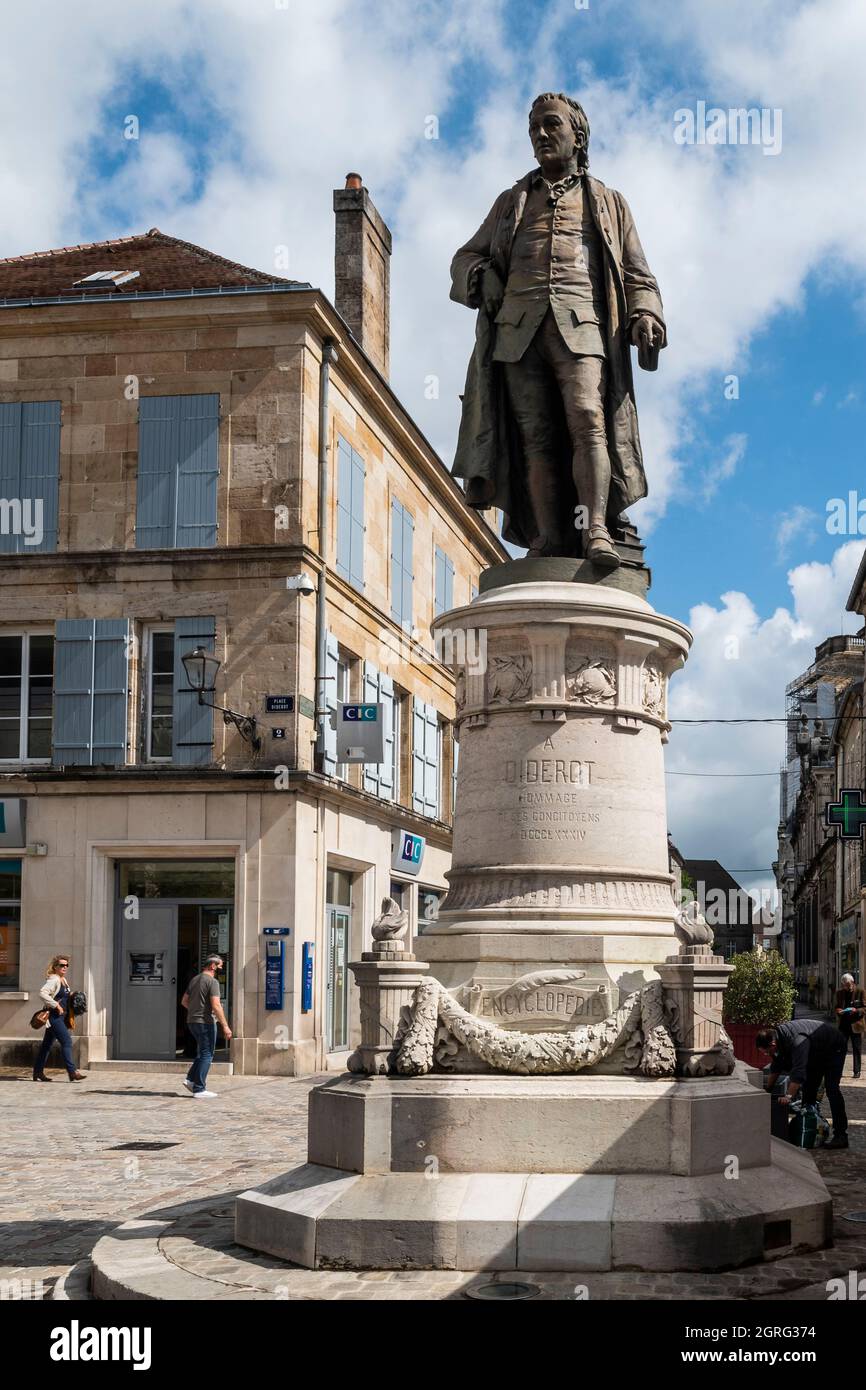 Statue diderot hi-res stock photography and images - Alamy
