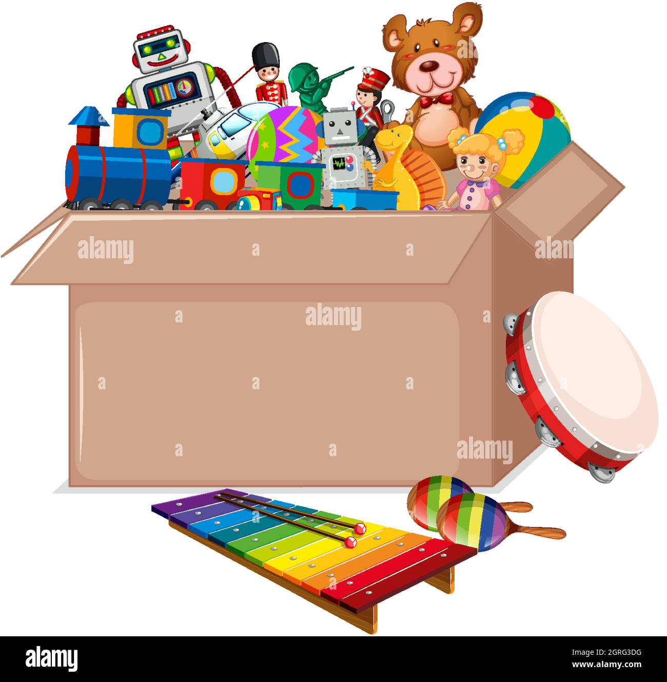 Toy Box Clipart