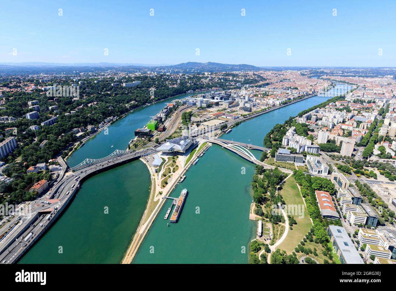 France, Rhone, Lyon, 2nd arrondissement, La Confluence district, Musee ...