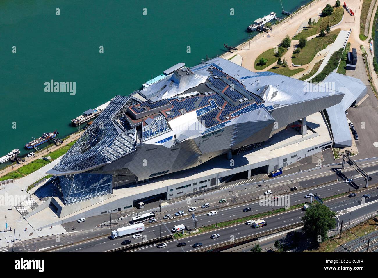 France, Rhone, Lyon, 2nd arrondissement, La Confluence district, Musee ...