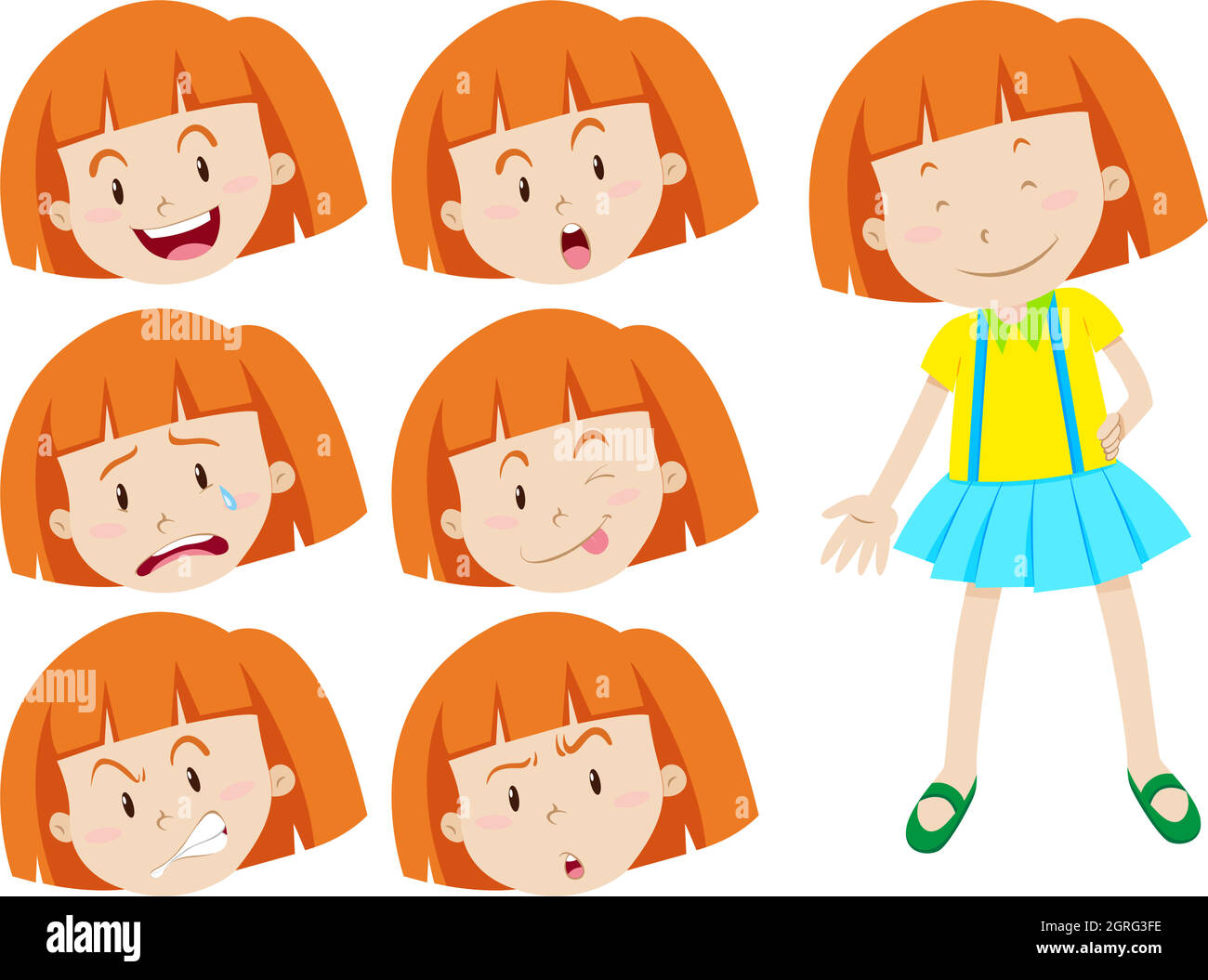 Multiple expressions hi-res stock photography and images - Alamy