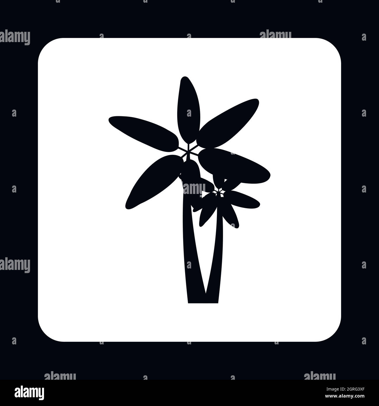 Background landscape palm trees Stock Vector Images - Alamy