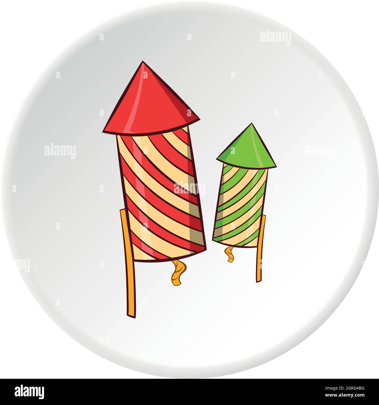 Firecracker icon, cartoon style Stock Vector Image & Art - Alamy