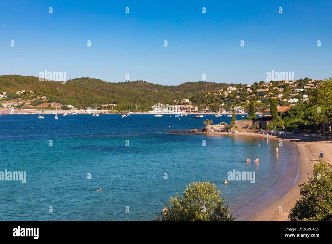 France, Var, Corniche de l'Esterel ou corniche d'Or, Saint Raphael ...