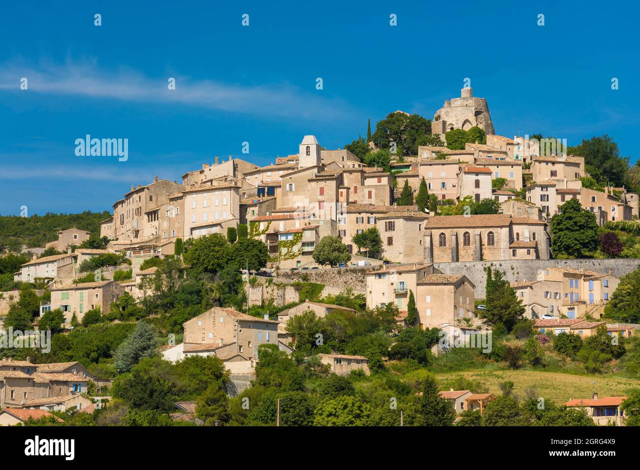 Simiane la rotonde village hi-res stock photography and images - Alamy