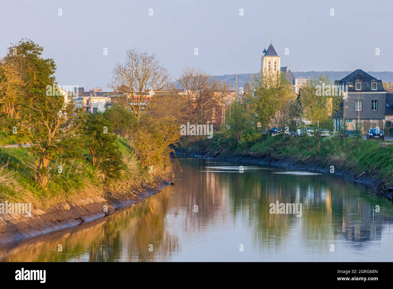 France, Eure, Risle Valley, Pont-Audemer, labeled the Most Beautiful ...
