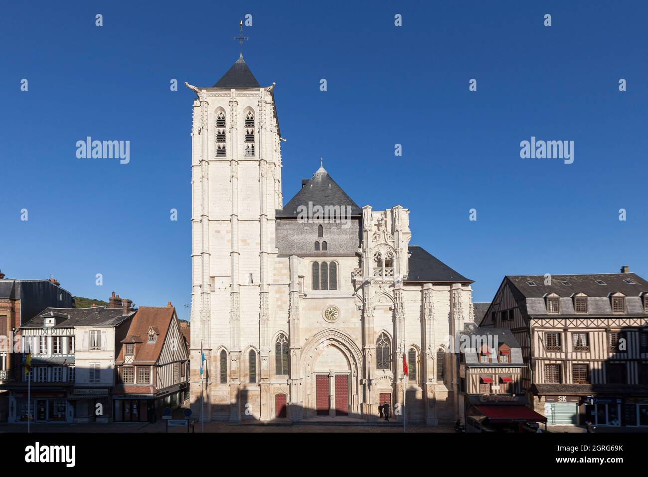 France, Eure, Risle Valley, Pont-Audemer, labeled the Most Beautiful ...