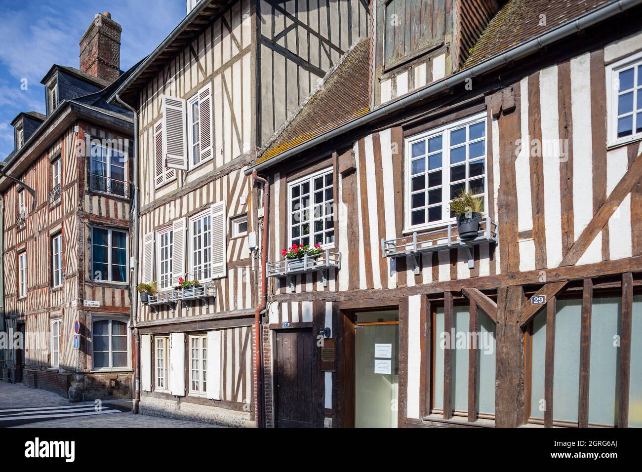 France, Eure, Risle Valley, Pont-Audemer, labeled the Most Beautiful ...