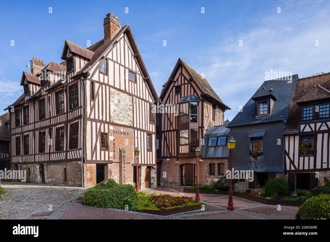 France, Eure, Risle Valley, Pont-Audemer, labeled the Most Beautiful ...