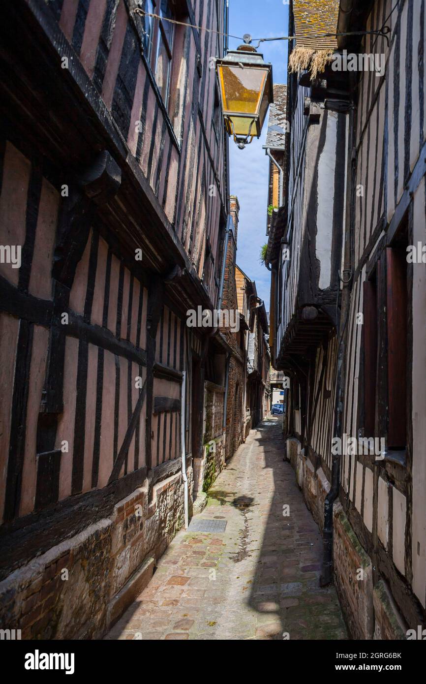 France, Eure, Risle Valley, Pont-Audemer, labeled the Most Beautiful ...