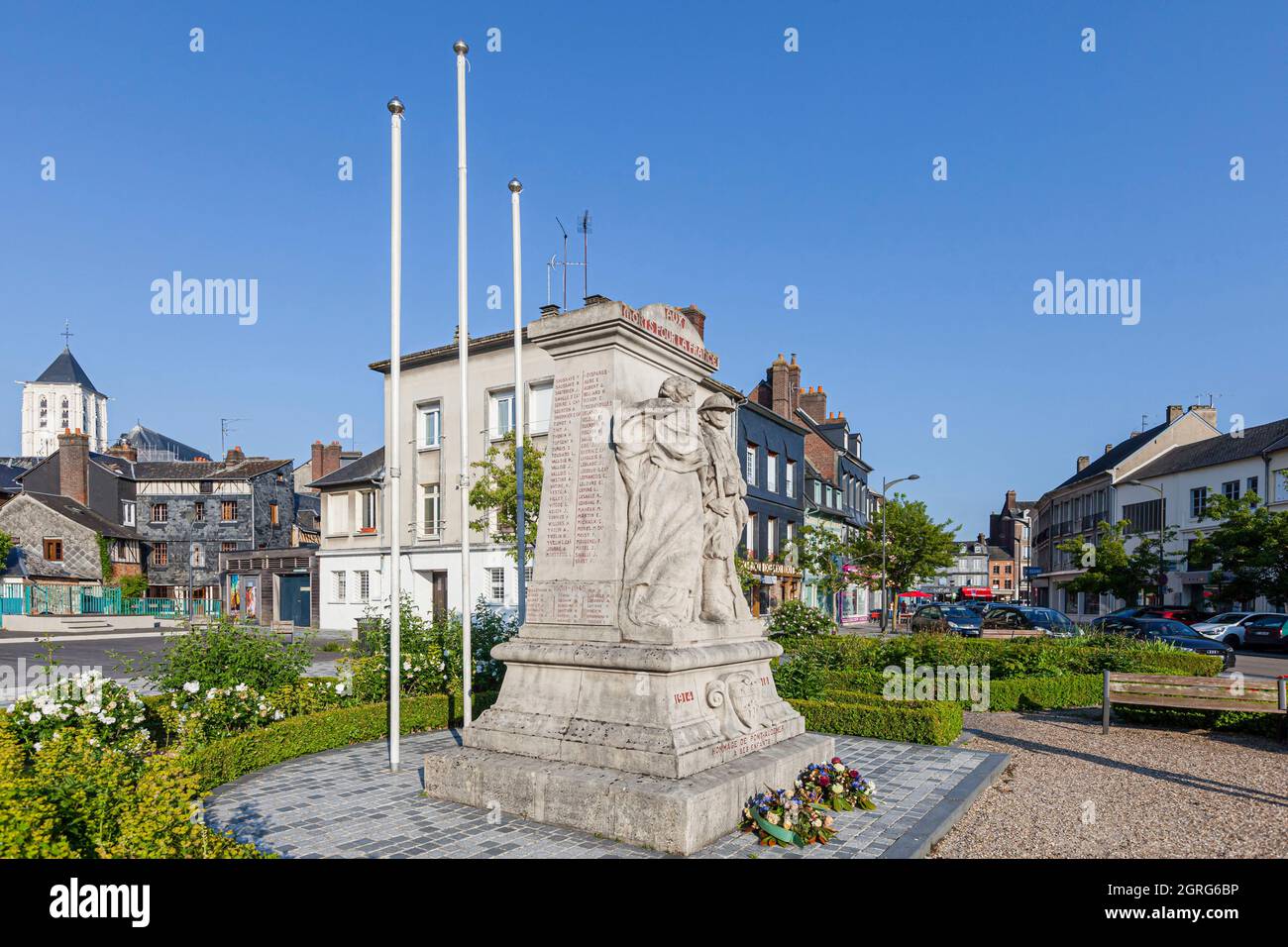 France, Eure, Risle Valley, Pont-Audemer, labeled the Most Beautiful ...